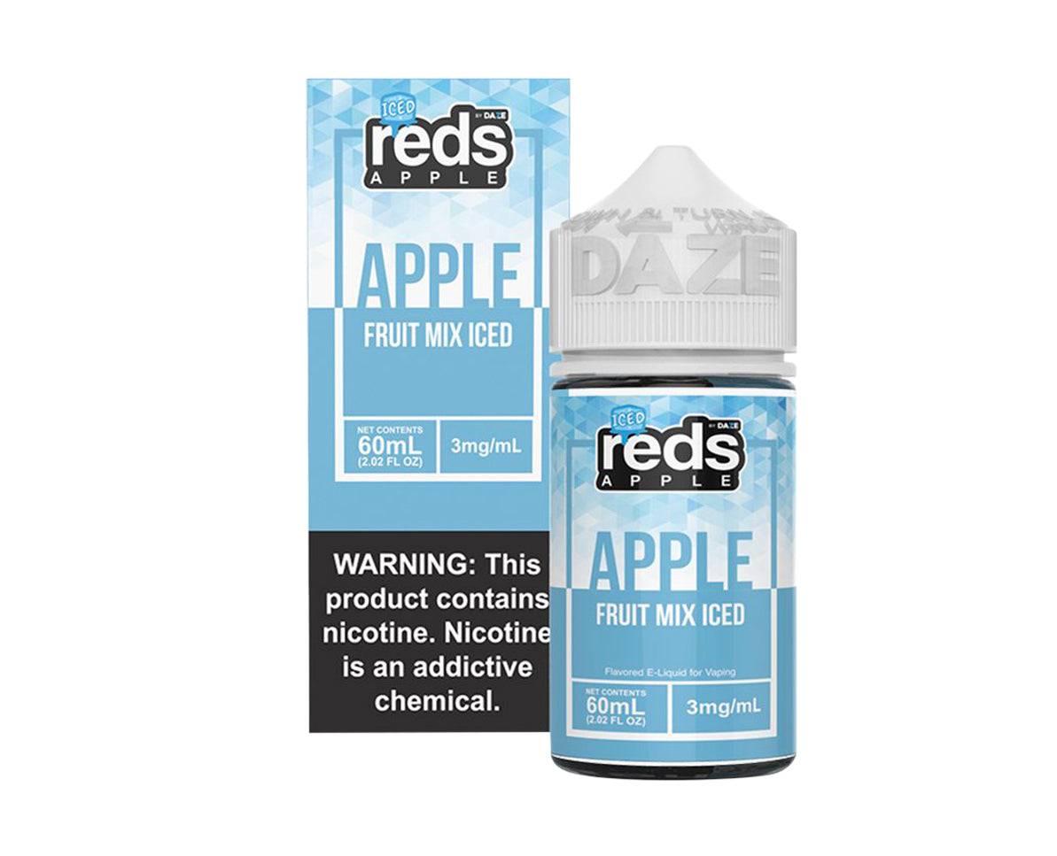 Buy Reds E-Juice Apple Fruit Mix Iced Online | E-Liquid – CSVAPE.COM